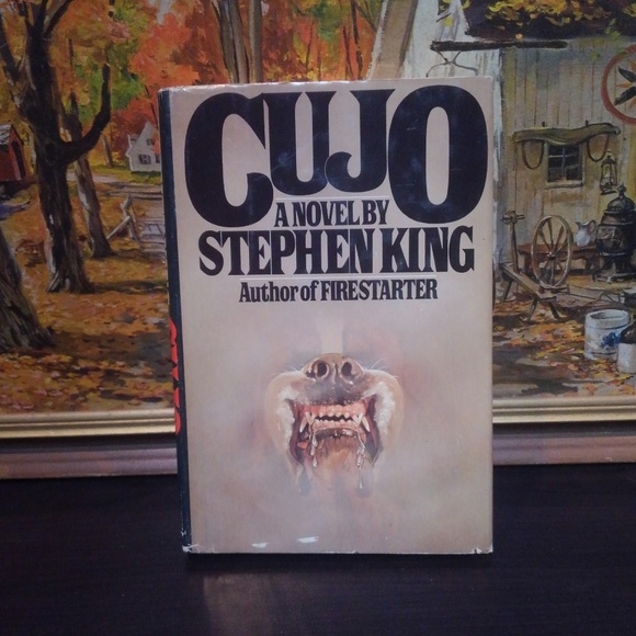 Viking | Other | Cujo Vintage 981 8s Stephen King Hardcover Book Novel ...